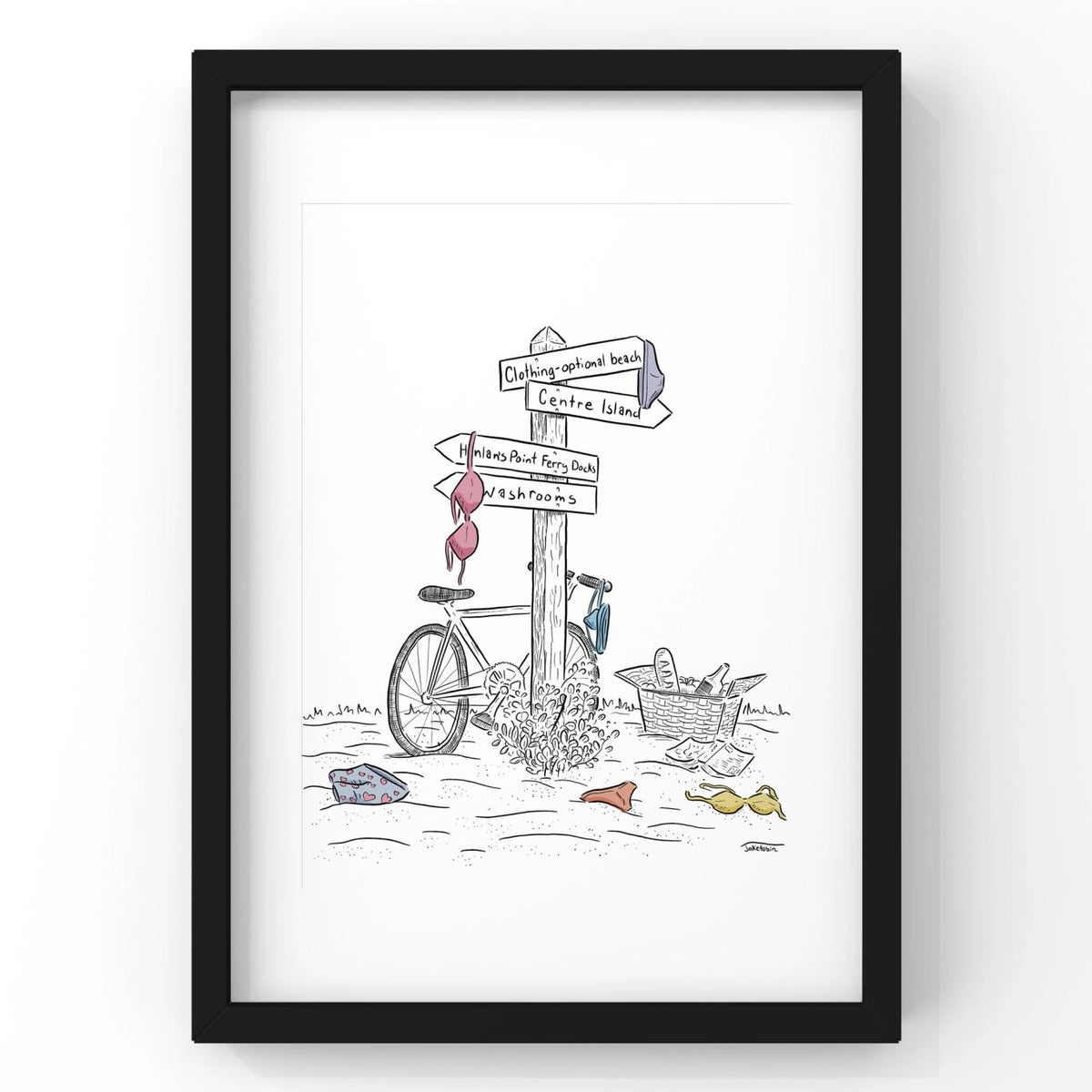 Hanlan's Directions Art Print – Spacing Store: Toronto's City Gift Store