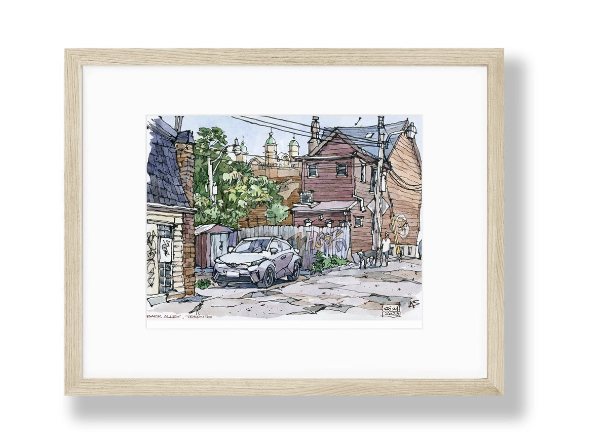 Back Alley Art Print – Spacing Store: Toronto's City Gift Store
