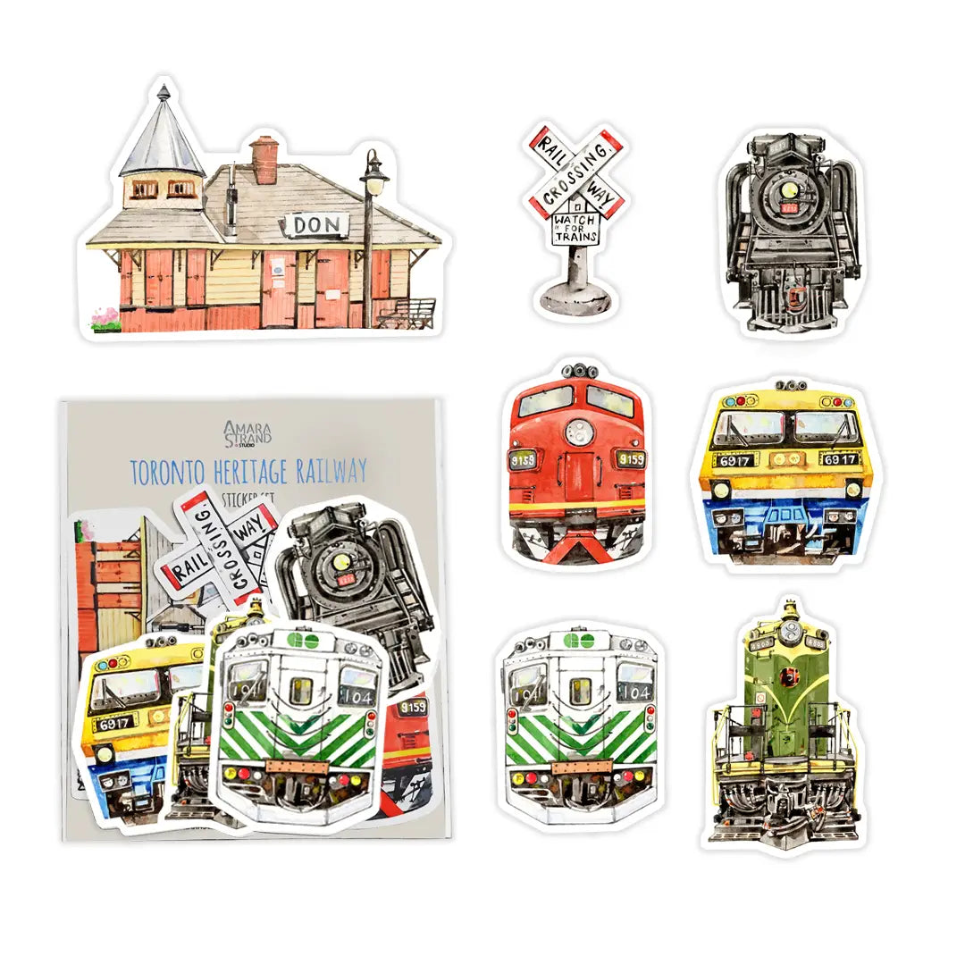 Toronto Heritage Railway Sticker Pack – Spacing Store: Toronto's City ...