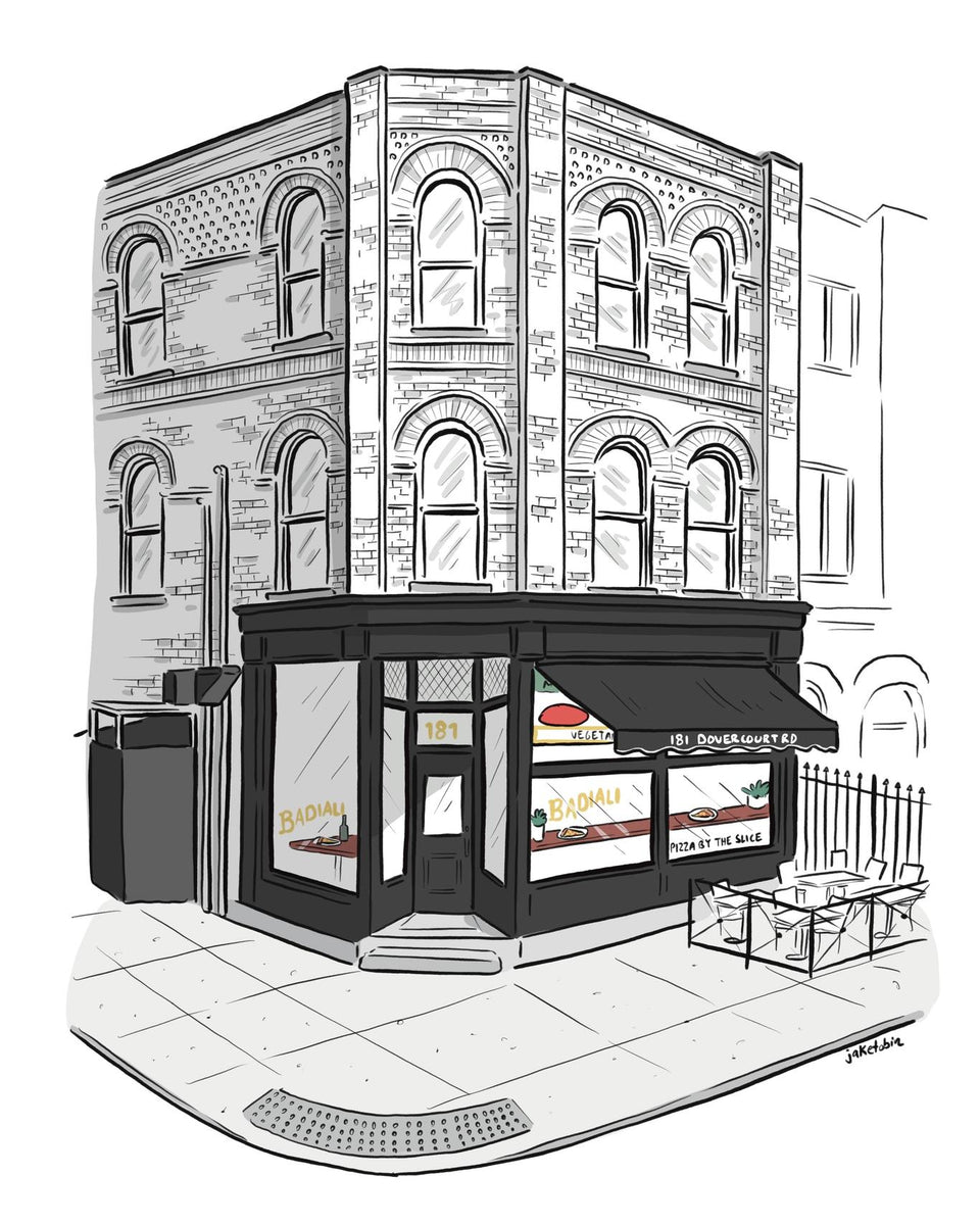 Pizzeria Badiali Art Print – Spacing Store: Toronto's City Gift Store