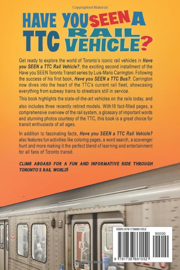 Have You Seen a TTC Rail Vehicle? – Spacing Store: Toronto's City Gift ...