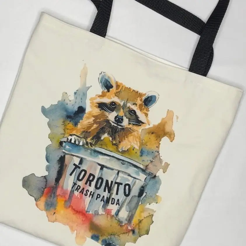 Toronto Trash Panda Canvas Tote Bag – Spacing Store: Toronto's City ...