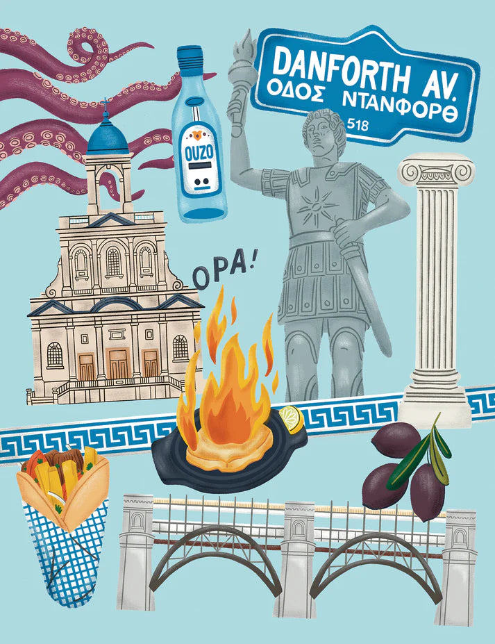 Greektown Icons Print – Spacing Store: Toronto's City Gift Store