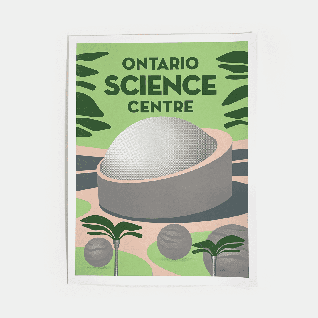 Ontario Science Centre Art Print – Spacing Store: Toronto's City Gift Store