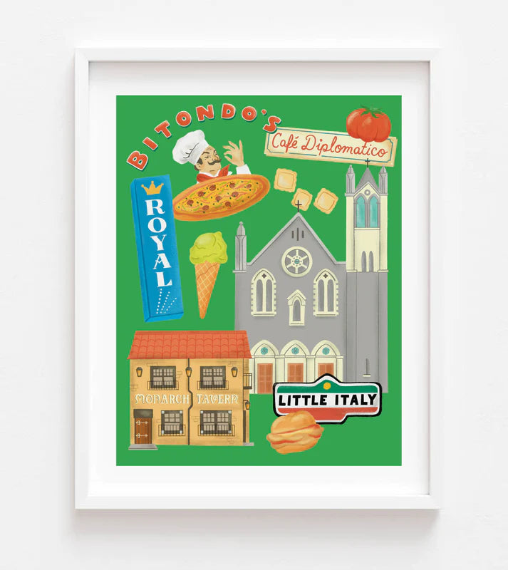 Little Italy Icons Print – Spacing Store: Toronto's City Gift Store
