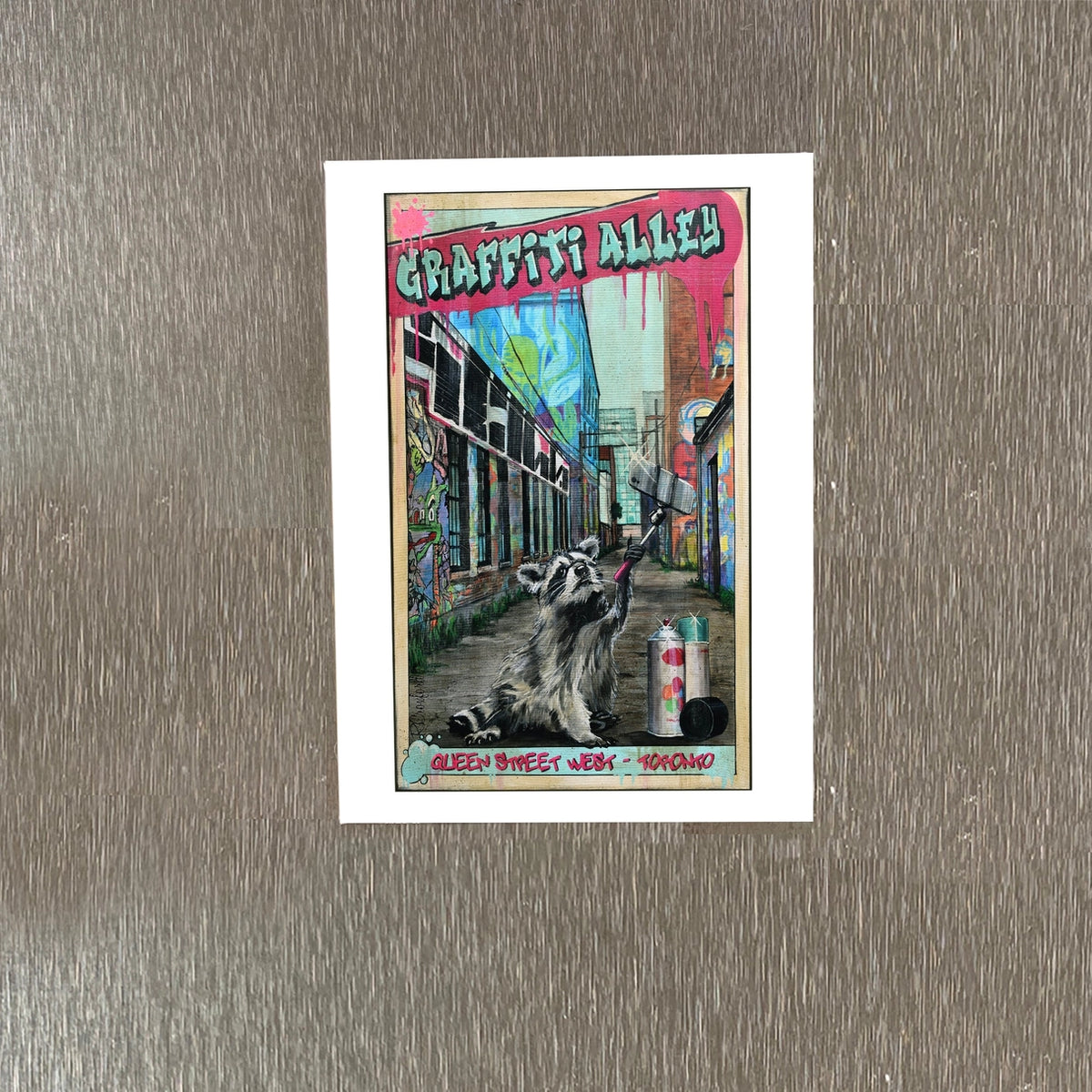 Graffiti Alley Magnet – Spacing Store: Toronto's City Gift Store