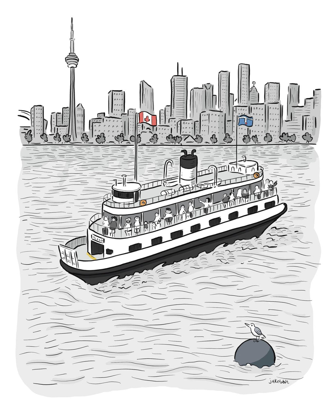 Centre Island Ferry Art Print – Spacing Store: Toronto's City Gift Store