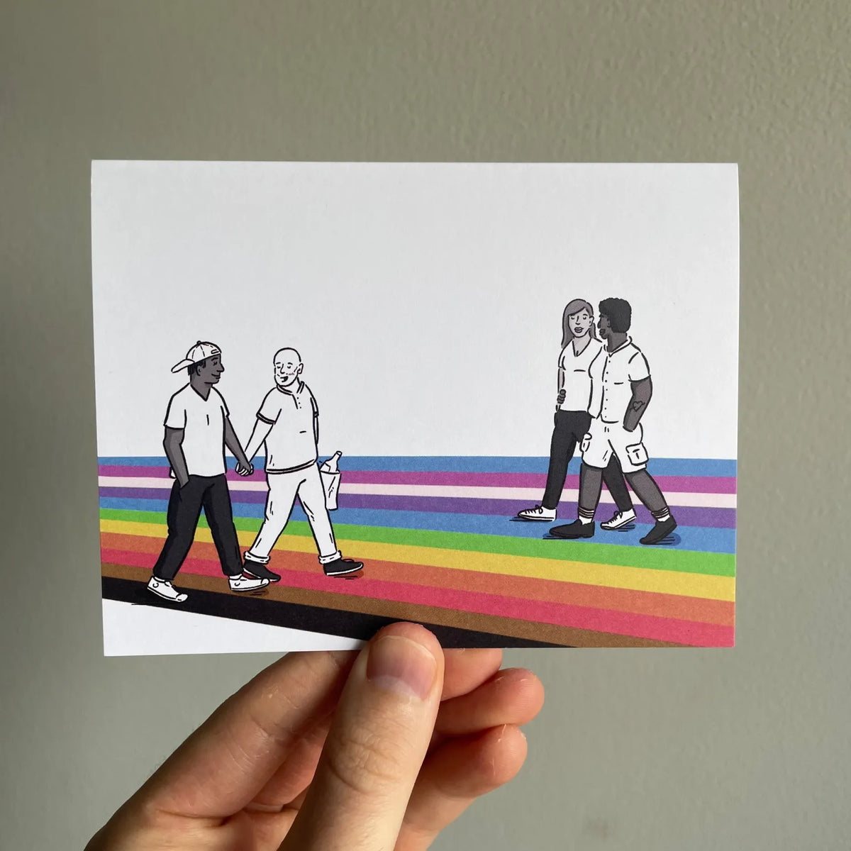 Pride Walk Greeting Card – Spacing Store: Toronto's City Gift Store