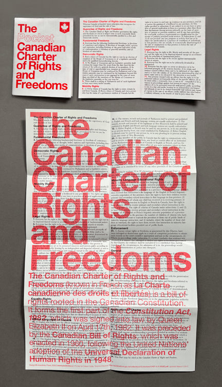 The Pocket Canadian Charter of Rights and Freedoms – Spacing Store ...