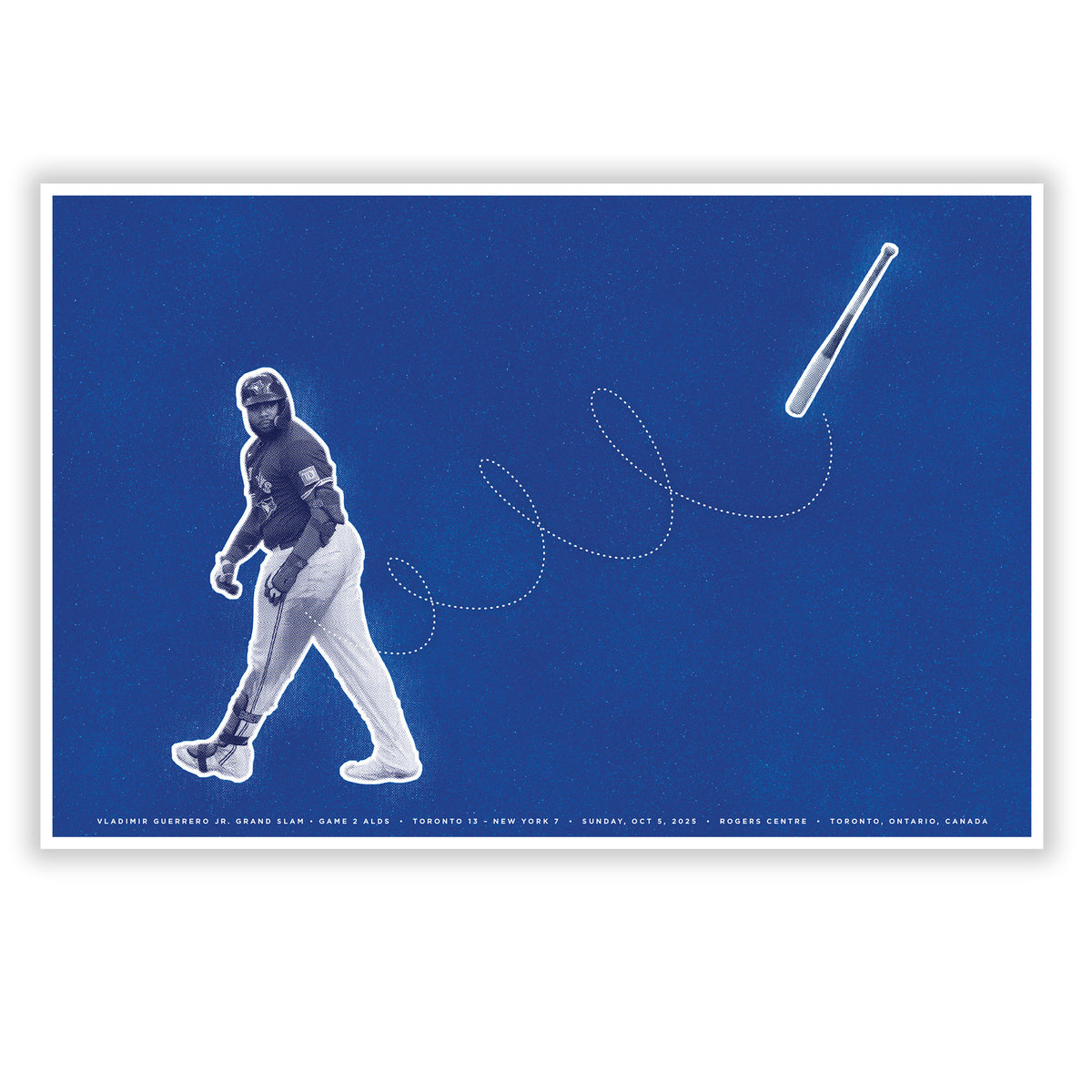 Vladimir Guerrero Jr. Bat Flip Print – Spacing Store: Toronto's City ...
