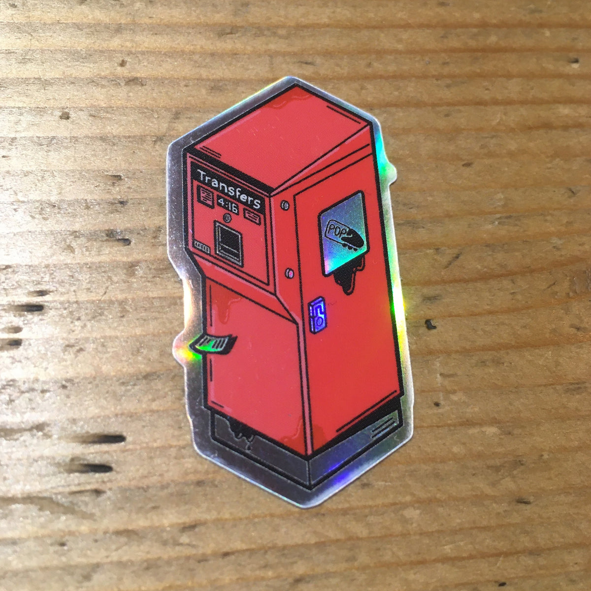 TTC Transfer Machine Holographic Sticker – Spacing Store: Toronto's ...