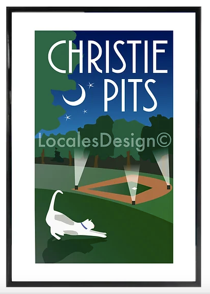 Toronto Christie Pits Neighbourhood Print – Spacing Store: Toronto's ...