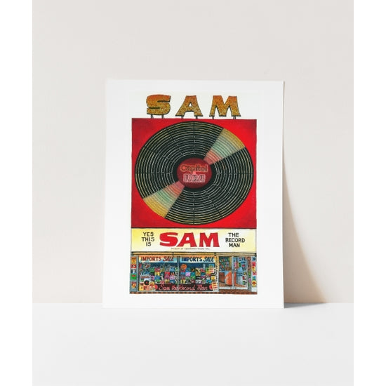 Sam the Record Man Art Print – Spacing Store: Toronto's City Gift Store